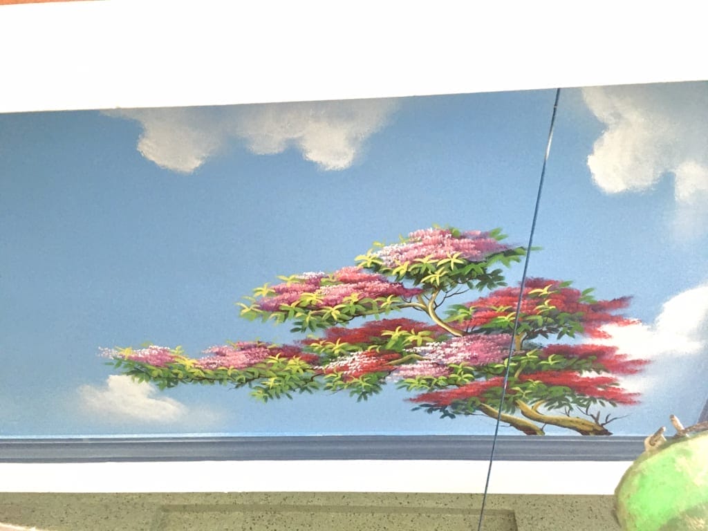 Mẫu vẽ trần mây đẹp dành cho bạn